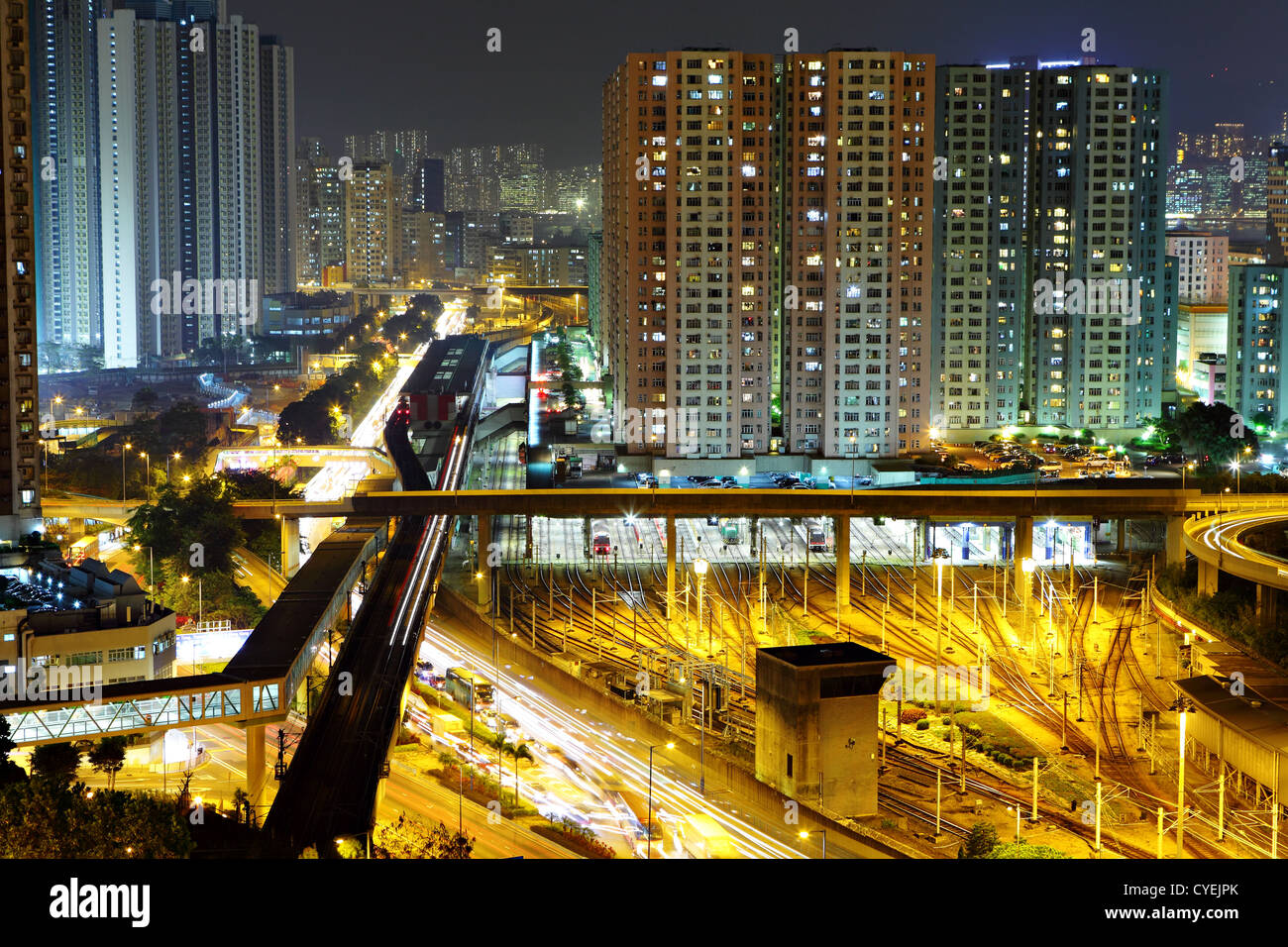 city at night Stock Photo - Alamy