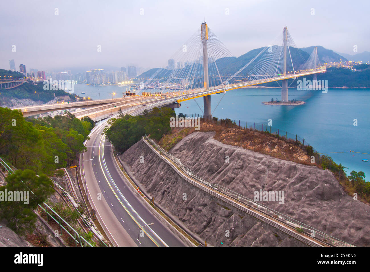 Hong kong coast bridge hi-res stock photography and images - Alamy