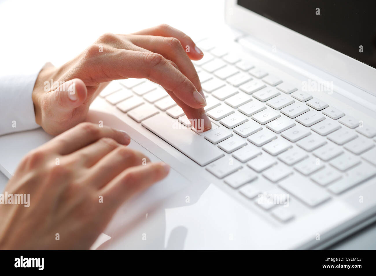 White blank keyboard hi-res stock photography and images - Alamy