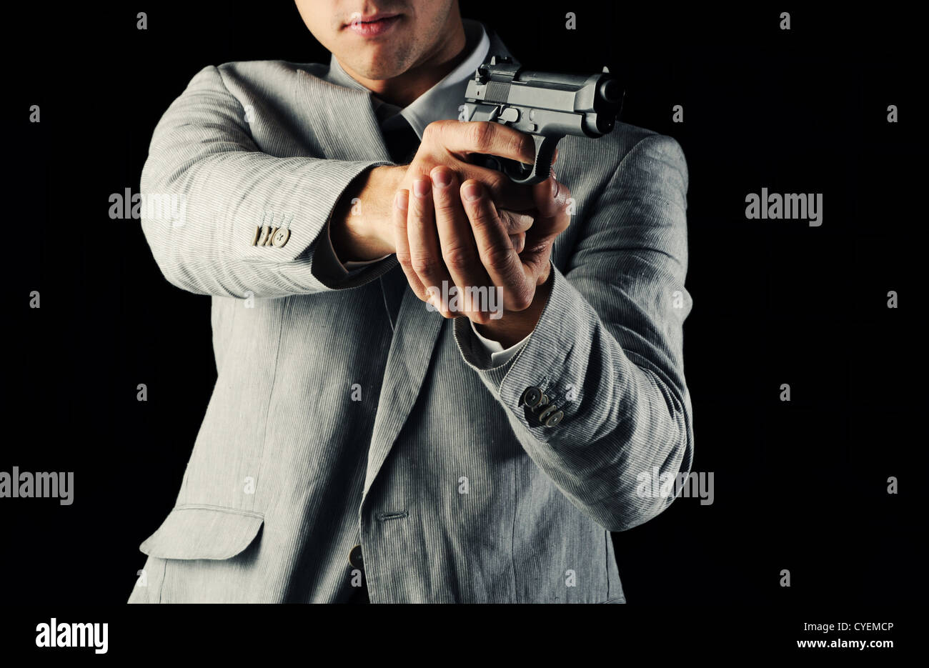 Secret gun hi-res stock photography and images - Alamy