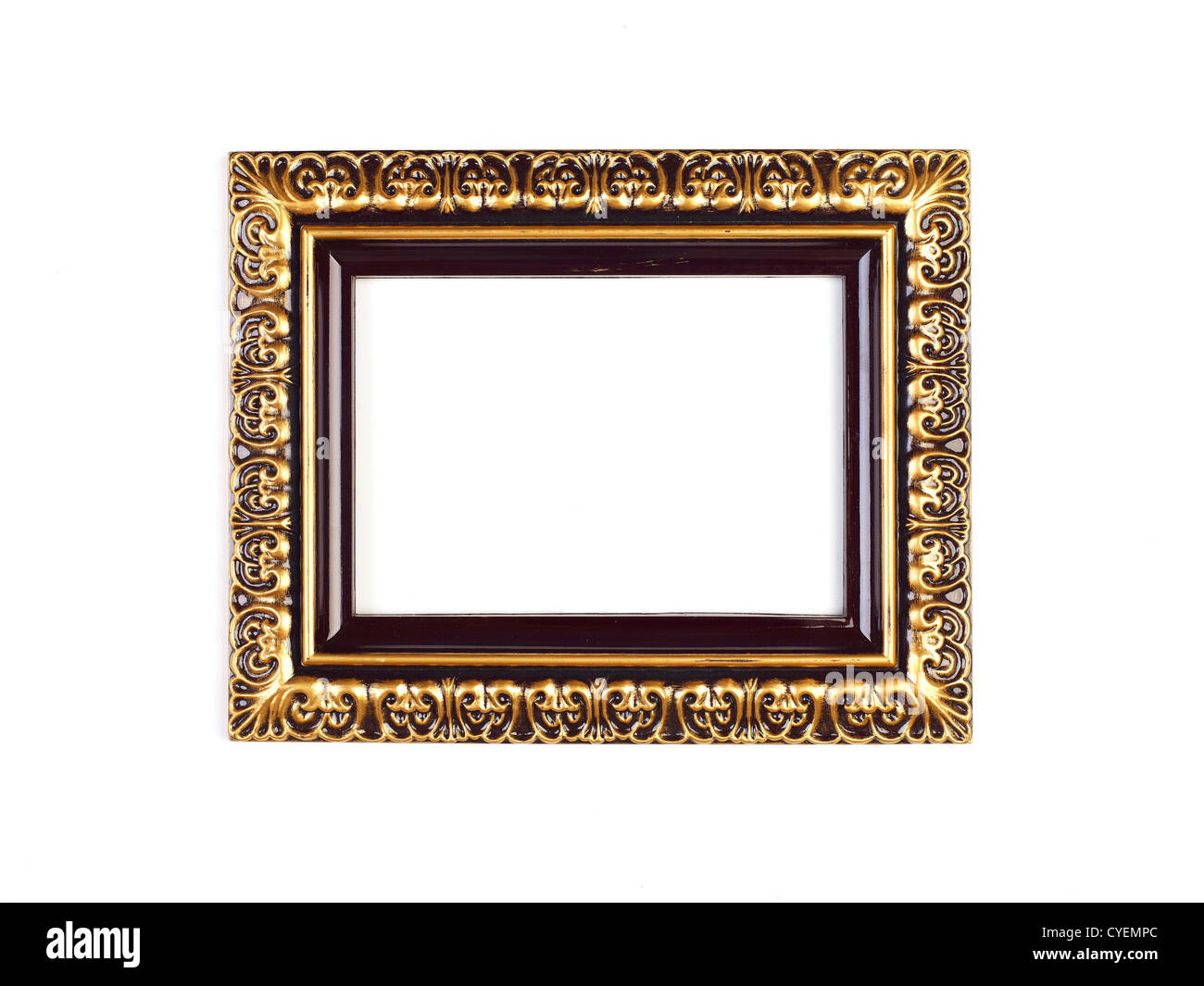 Gold Picture Frame Stock Photo - Alamy