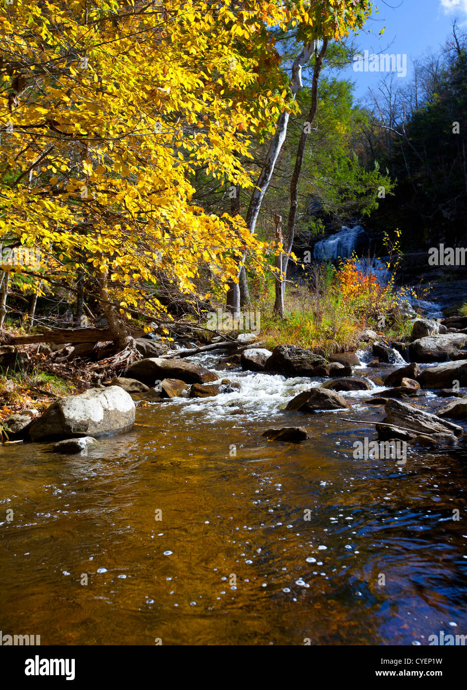 Waterfall clouds fall autumn hi-res stock photography and images - Alamy