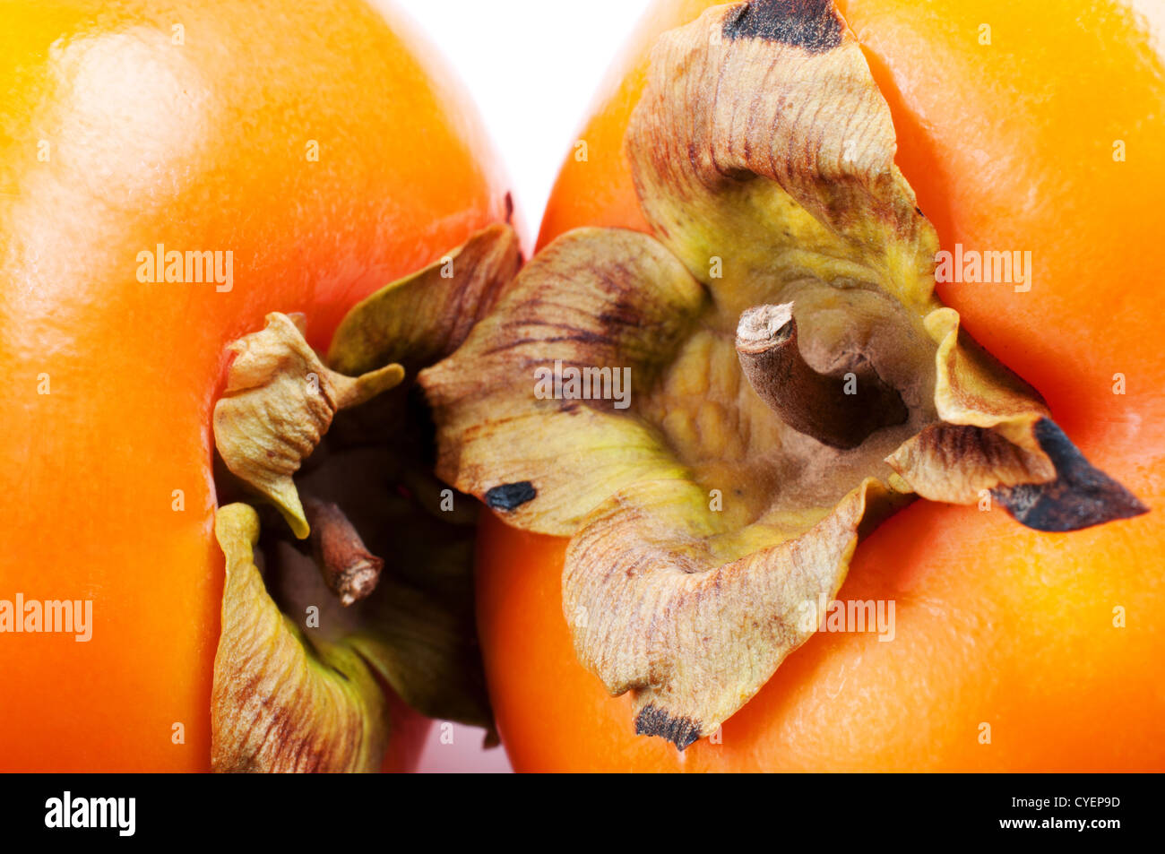 Fresh ripe persimmons on hi-res stock photography and images - Alamy