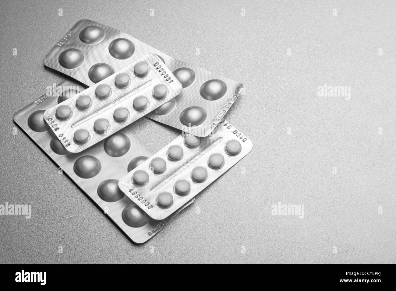 Packet tablets Black and White Stock Photos & Images - Alamy