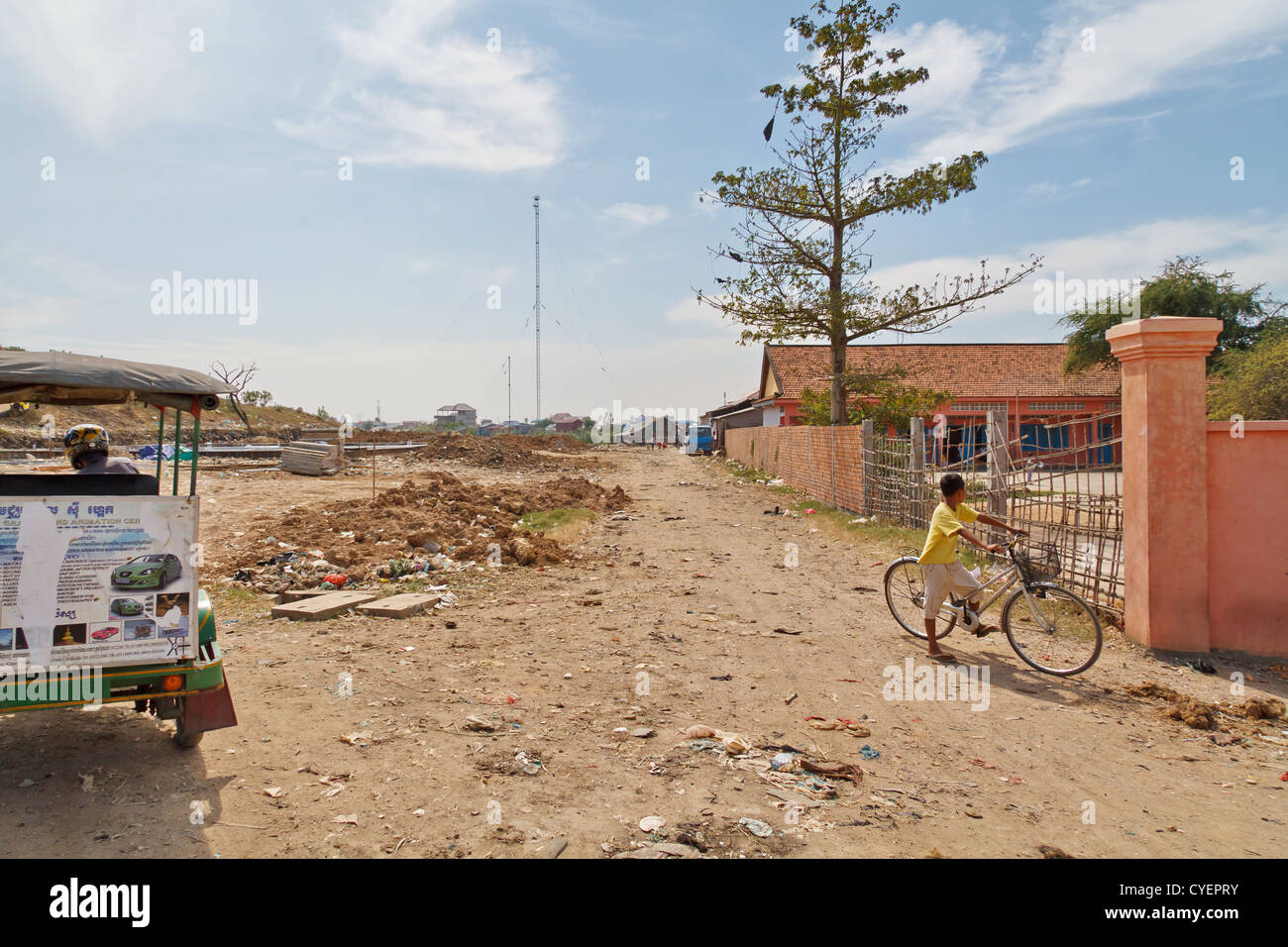 Street Scenery at the Dump Site of Stung Meanchey in Phnom Penh ...