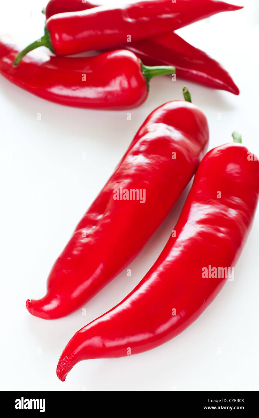 Sweet paprika peppers close up Stock Photo - Alamy