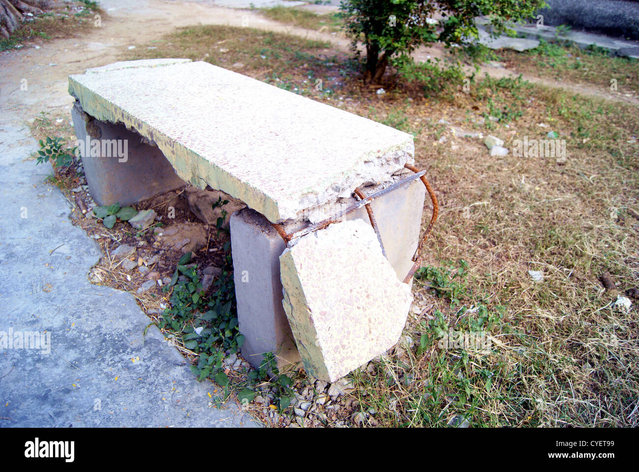 Fracture of the cement stool hi-res stock photography and images - Alamy