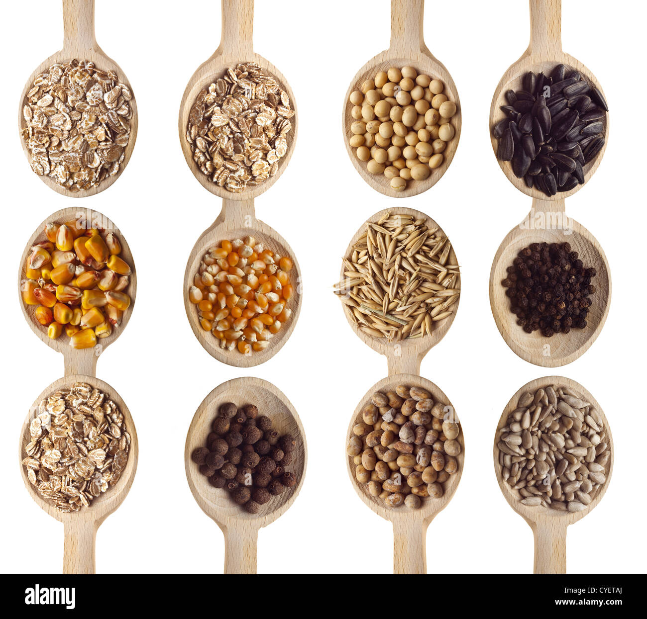 Grains and cereal food Stock Photo - Alamy