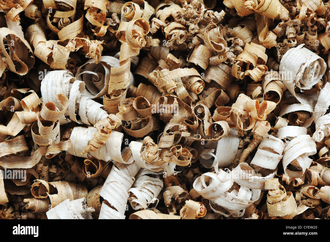 close up of a pile of wood chips Stock Photo - Alamy