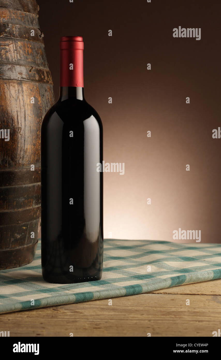 red wine bottle Stock Photo - Alamy