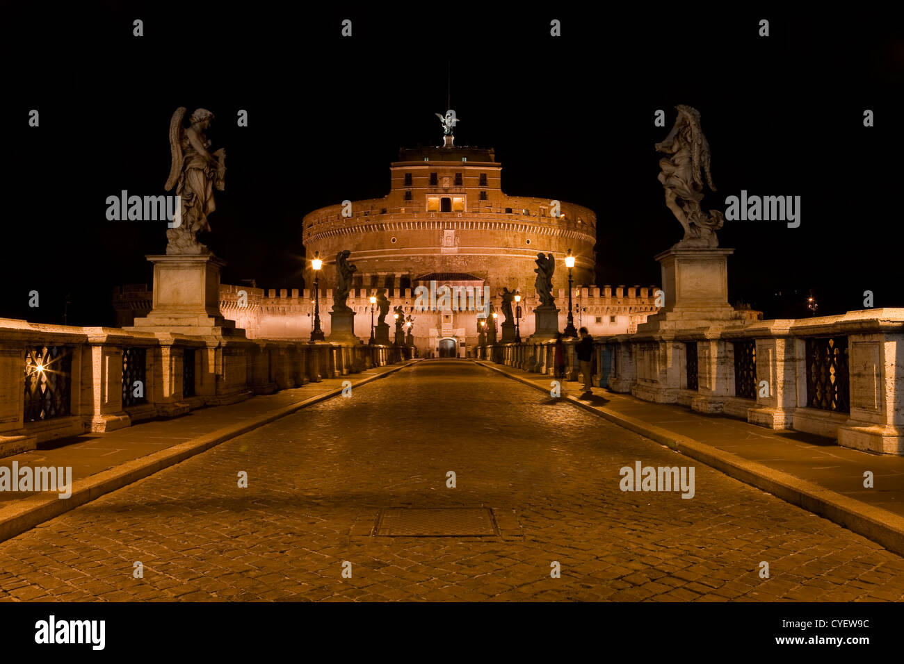 photo of the famous saint Angels castle in rome Stock Photo - Alamy