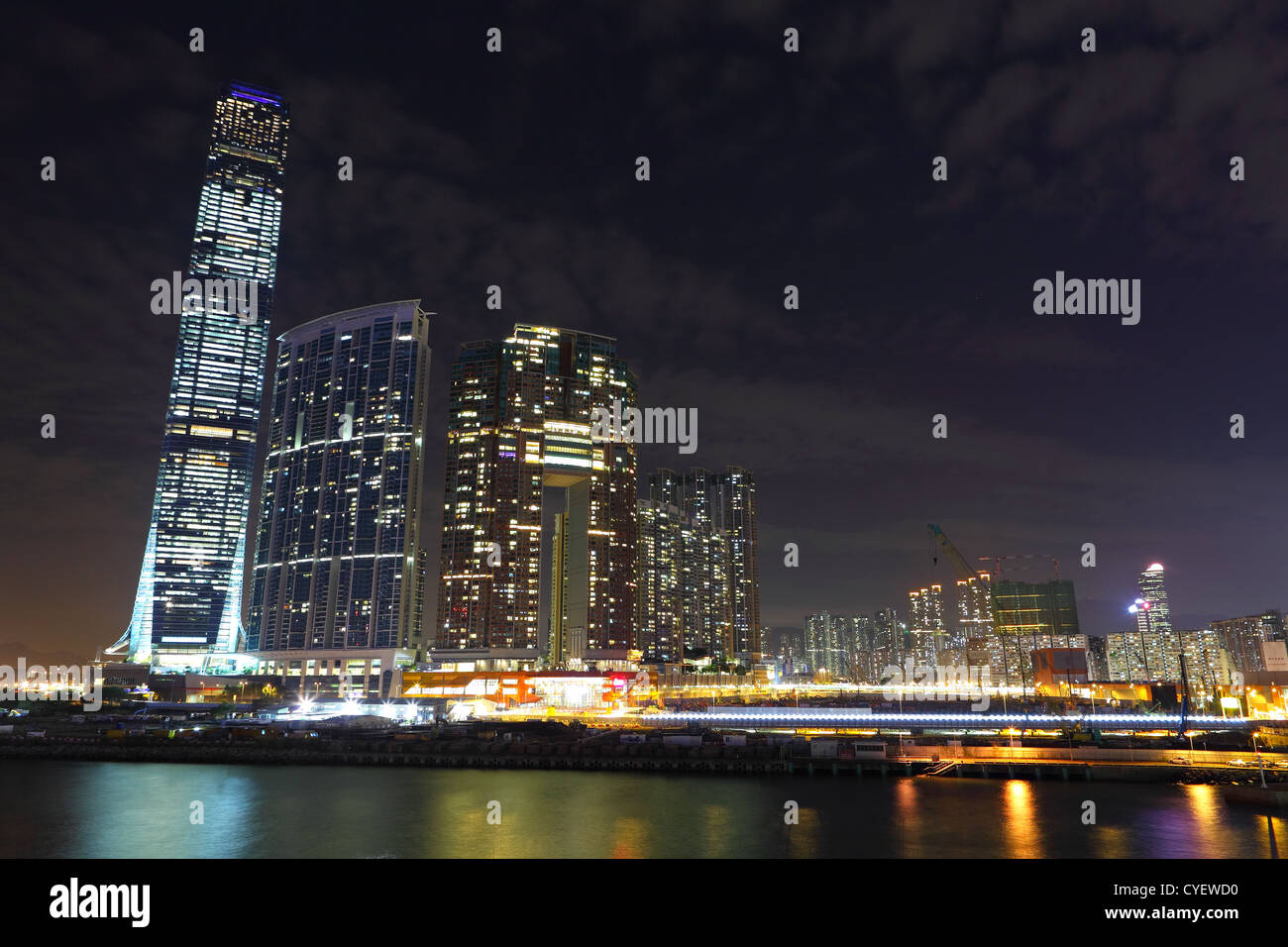 kowloon at night Stock Photo - Alamy