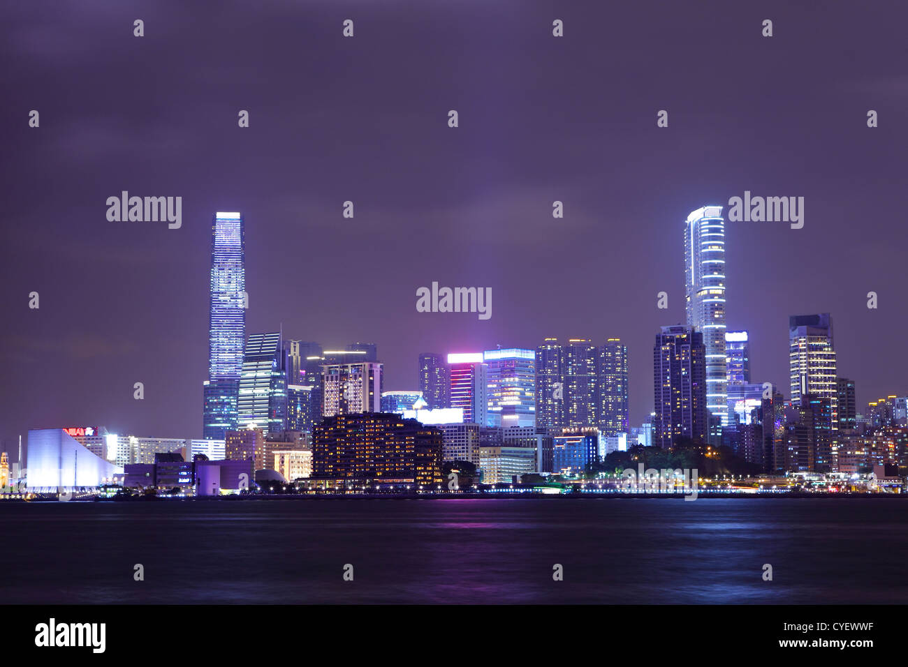 kowloon at night Stock Photo - Alamy