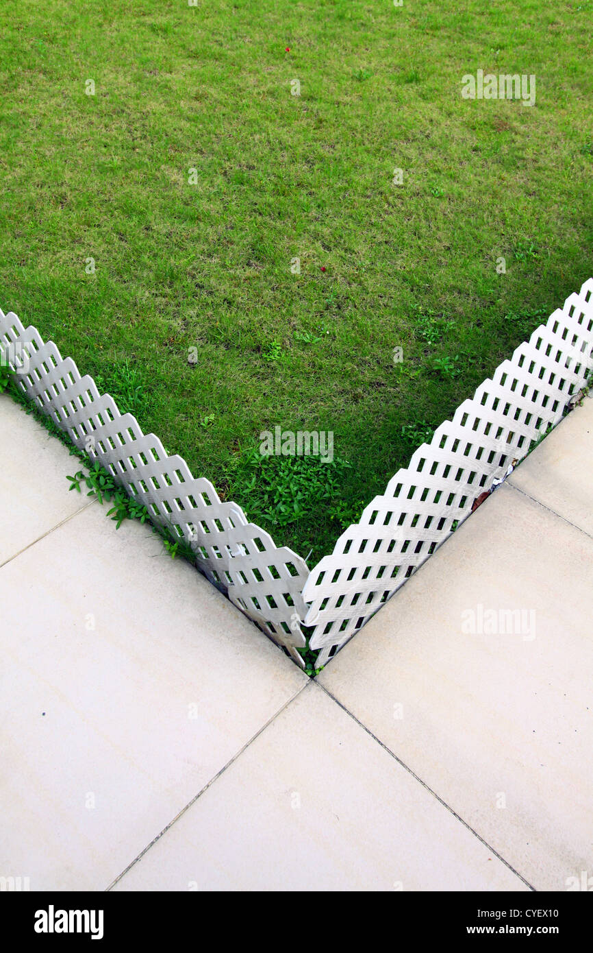 Green grasses corner background Stock Photo - Alamy