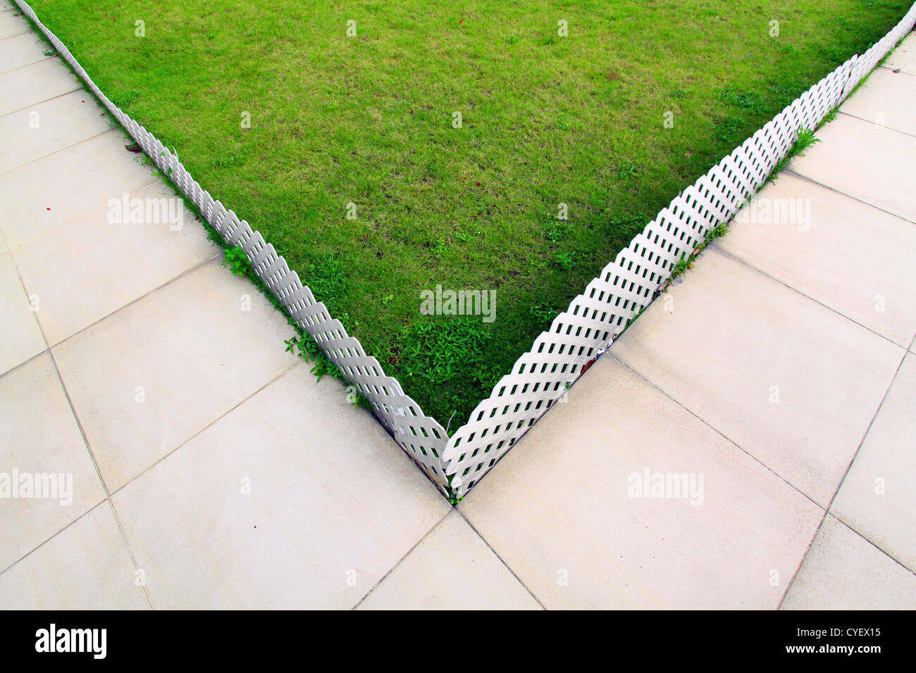 Green grasses corner background Stock Photo - Alamy