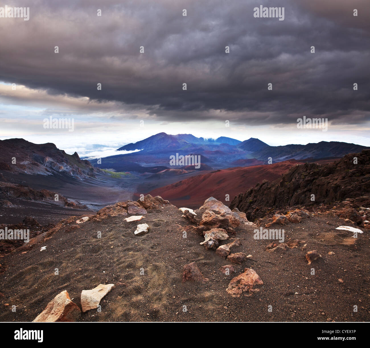 volcano Haleakala on Maui, Hawaii Stock Photo - Alamy