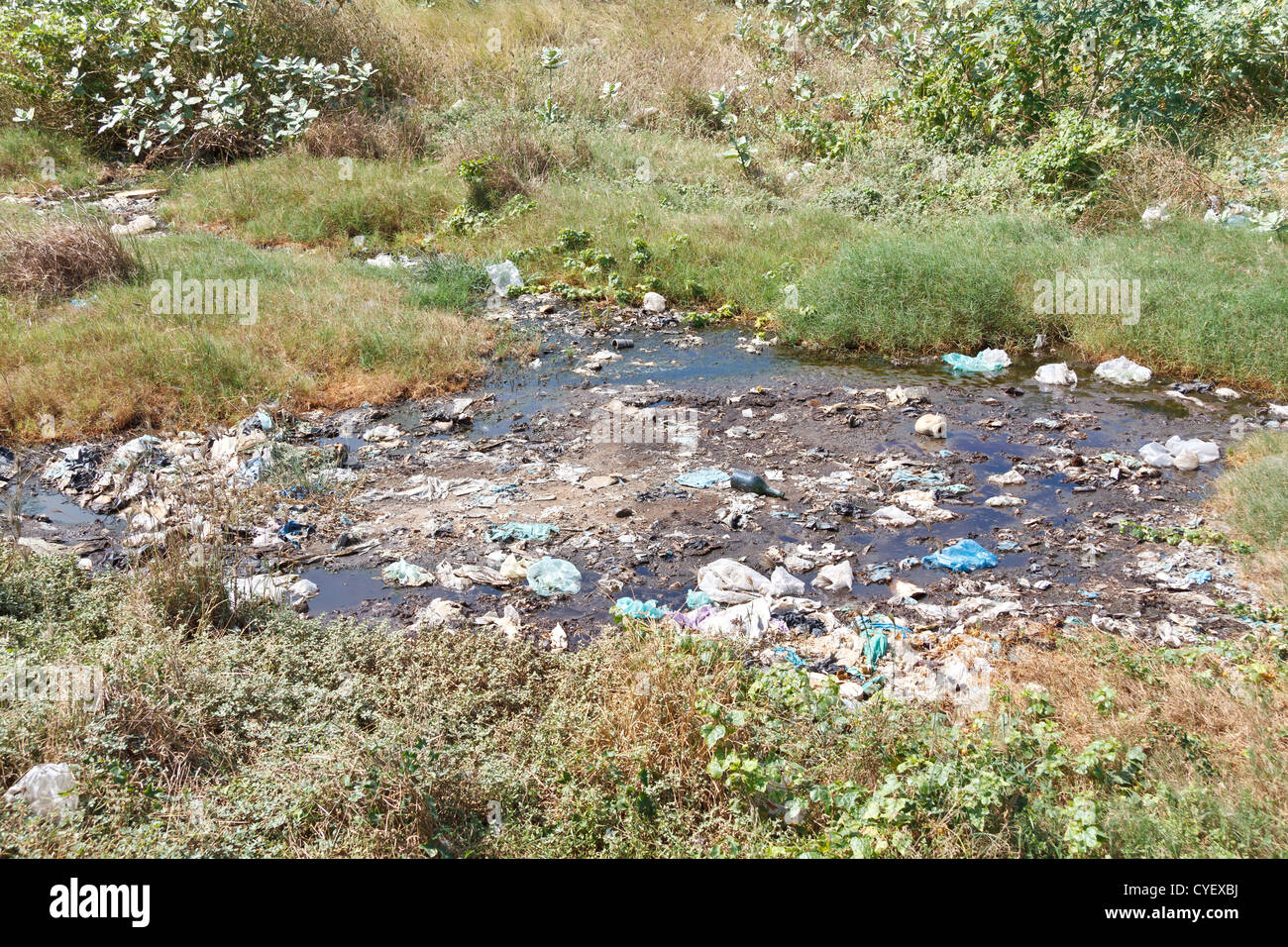 View over the renowned Dump Site Stung Meanchey in Phnom Penh, Cambodia ...
