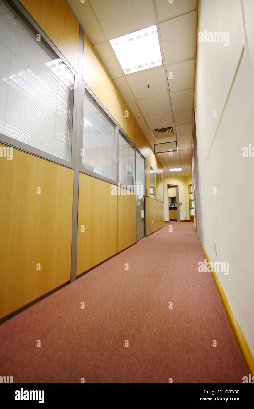 Corridor in office Stock Photo - Alamy