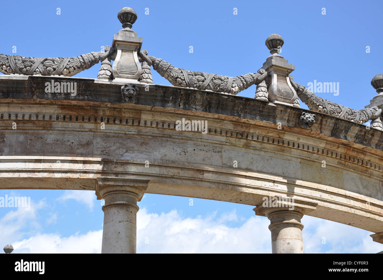 Architecture neoclassical style buildings arches and columns Stock ...