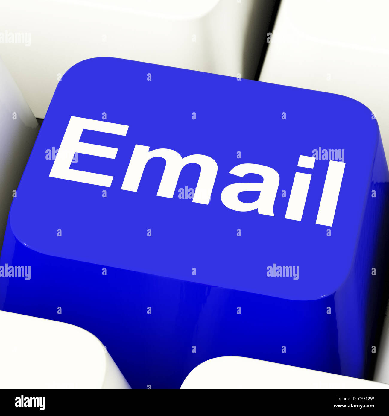 Blue email hi-res stock photography and images - Alamy