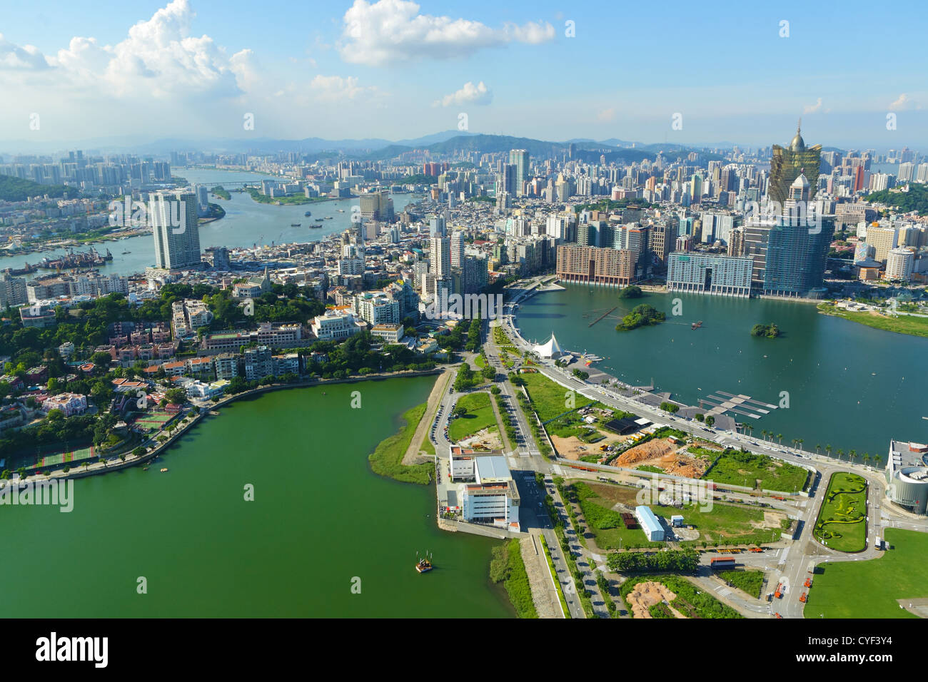 Macao island aerial hi-res stock photography and images - Alamy
