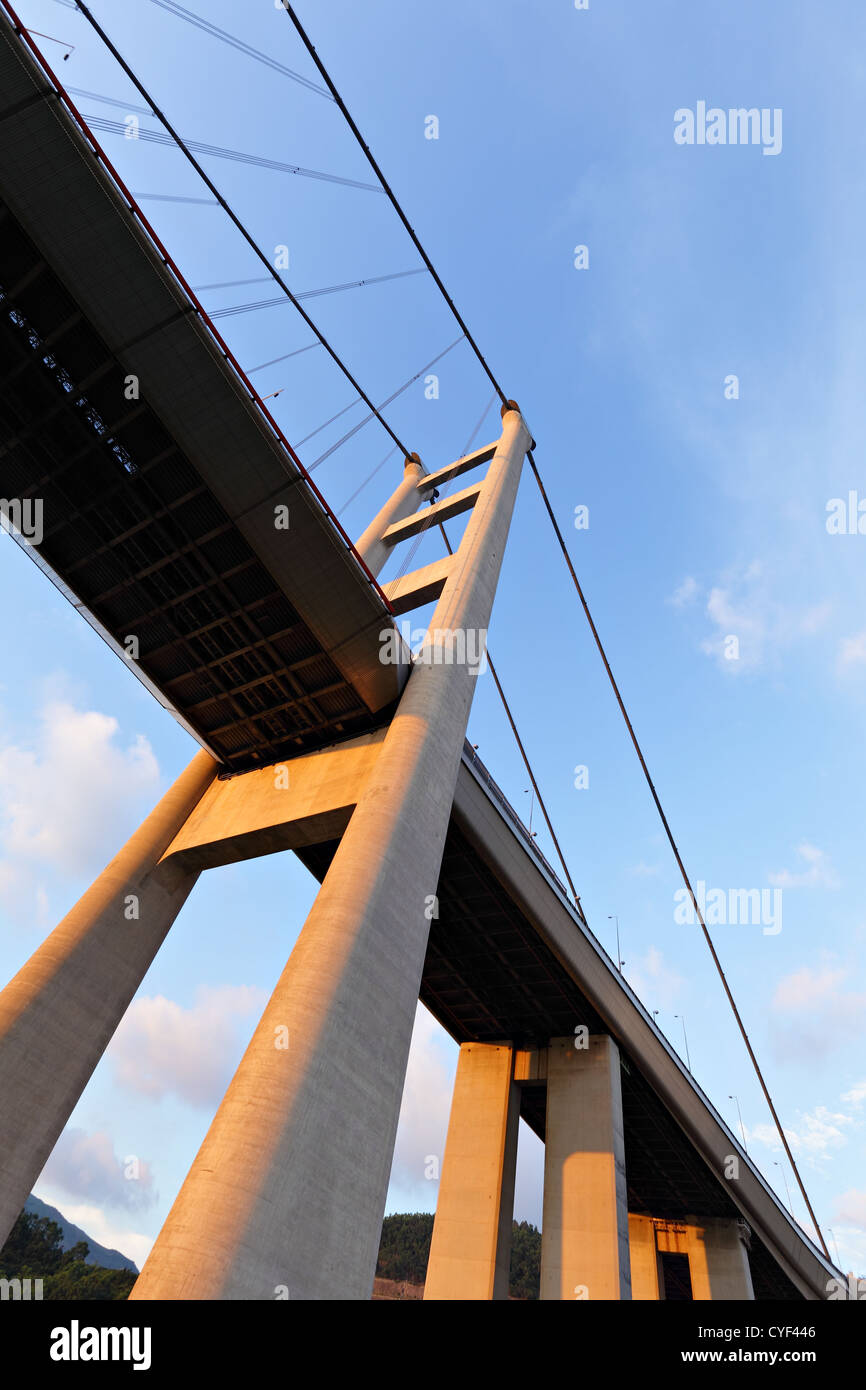 Tsing Ma Bridge Stock Photo - Alamy