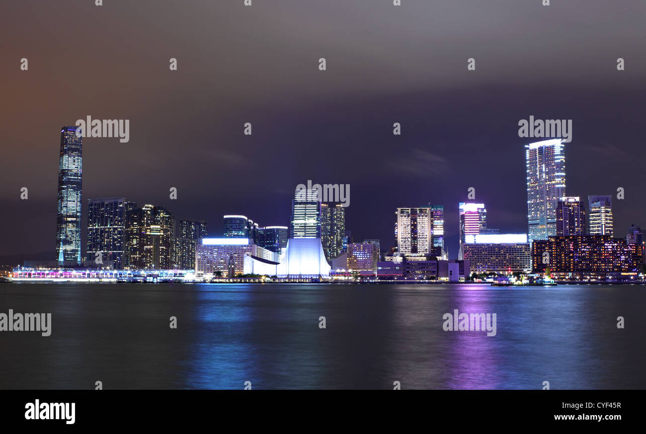 kowloon at night Stock Photo - Alamy