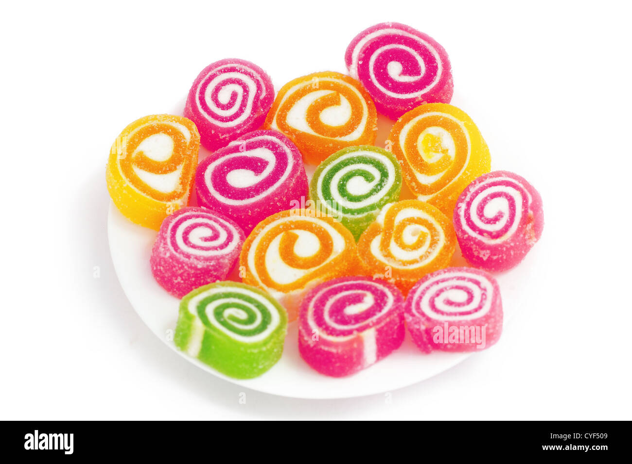 Colorful fruit-paste sweets Stock Photo - Alamy