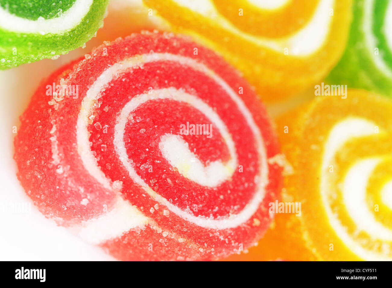 Colorful fruit-paste sweets close-up Stock Photo - Alamy
