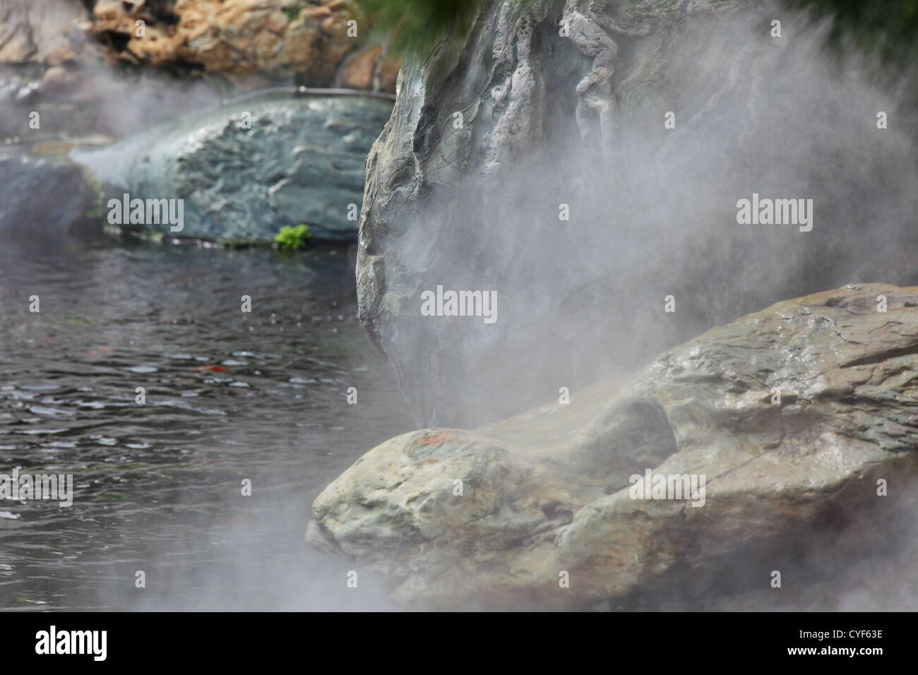 Onsen , Hot spring Stock Photo - Alamy