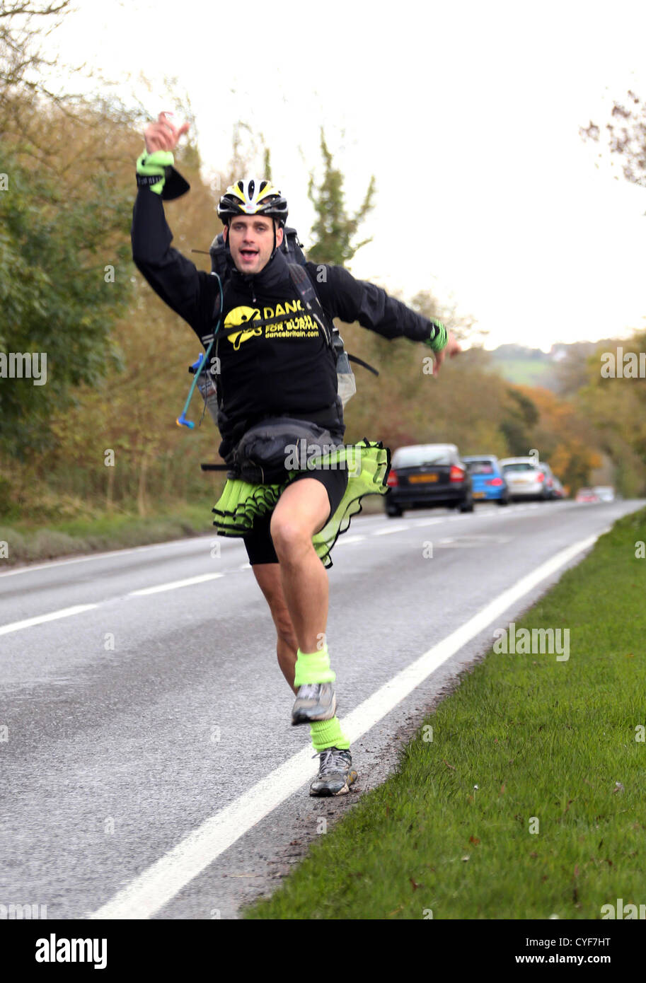 Glastonbury,Somerset,England,Saturday 3rd November 2012. Dancer Ben ...