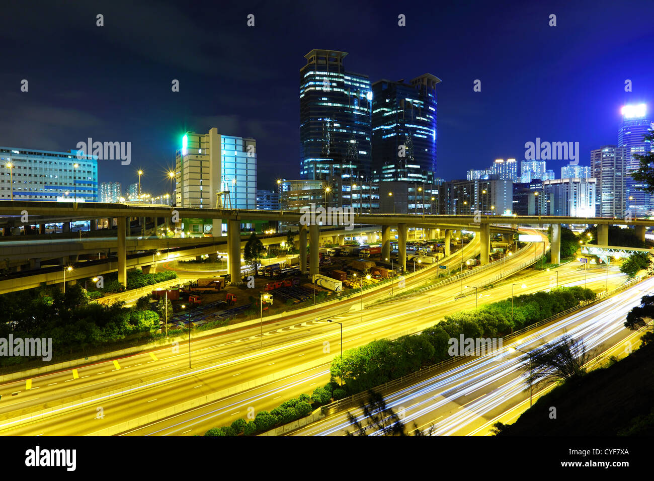 night city traffic Stock Photo - Alamy