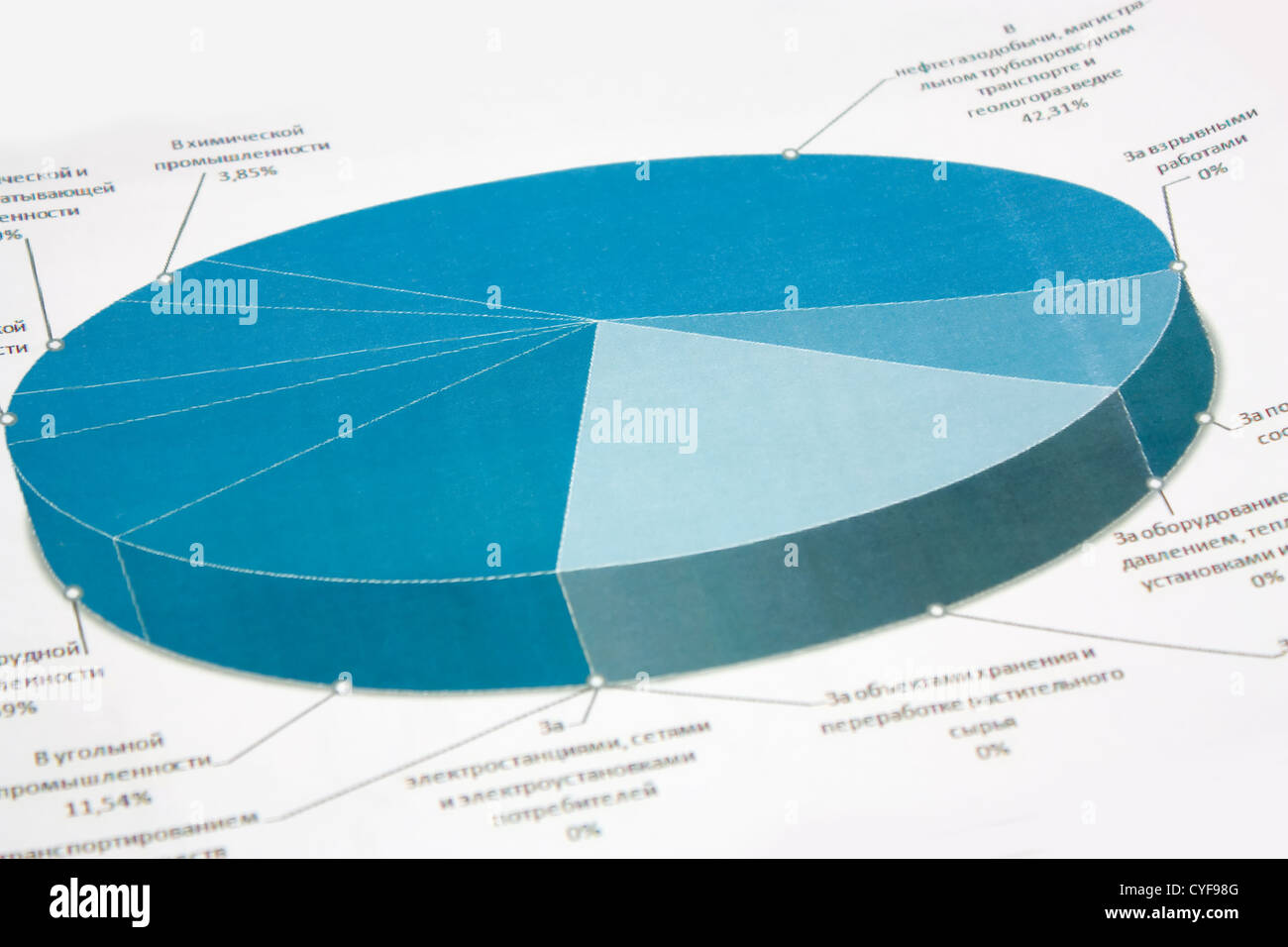 The blue diagram clouse-up on all photo Stock Photo - Alamy