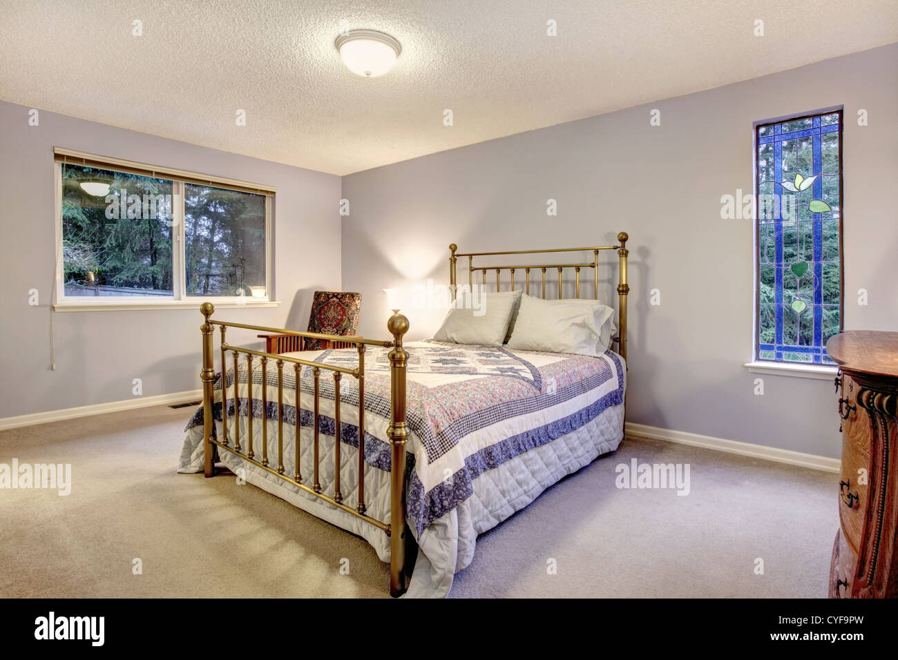 Simple bedroom design hi-res stock photography and images - Alamy