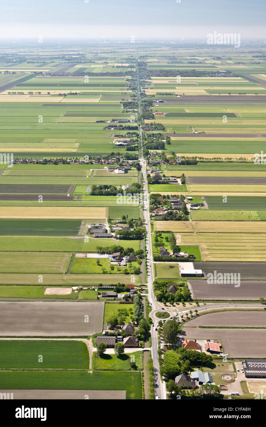 The Netherlands, Midden Beemster, Aerial Beemster Polder. UNESCO World ...