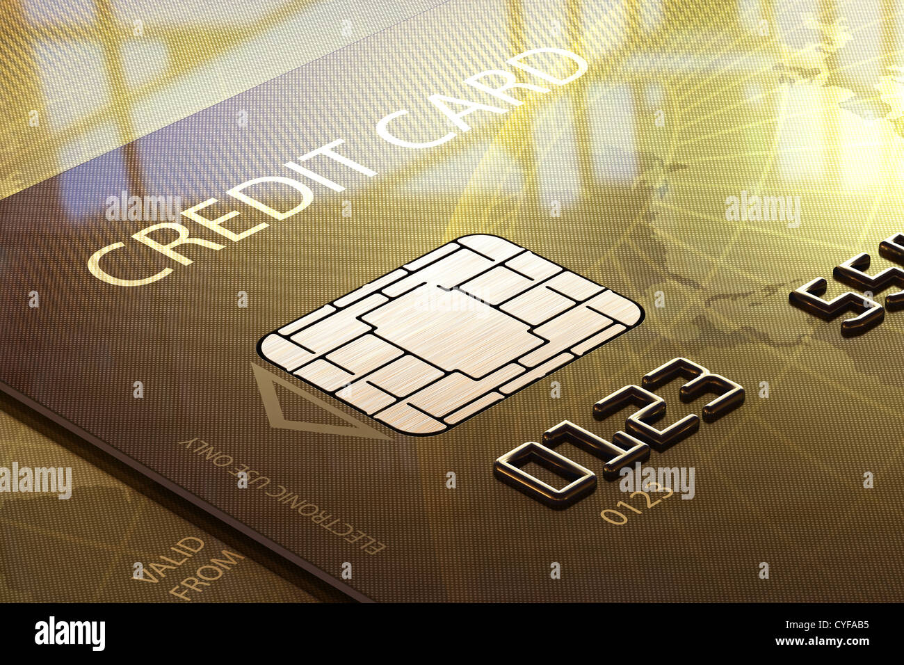 Visa gold card hi-res stock photography and images - Alamy