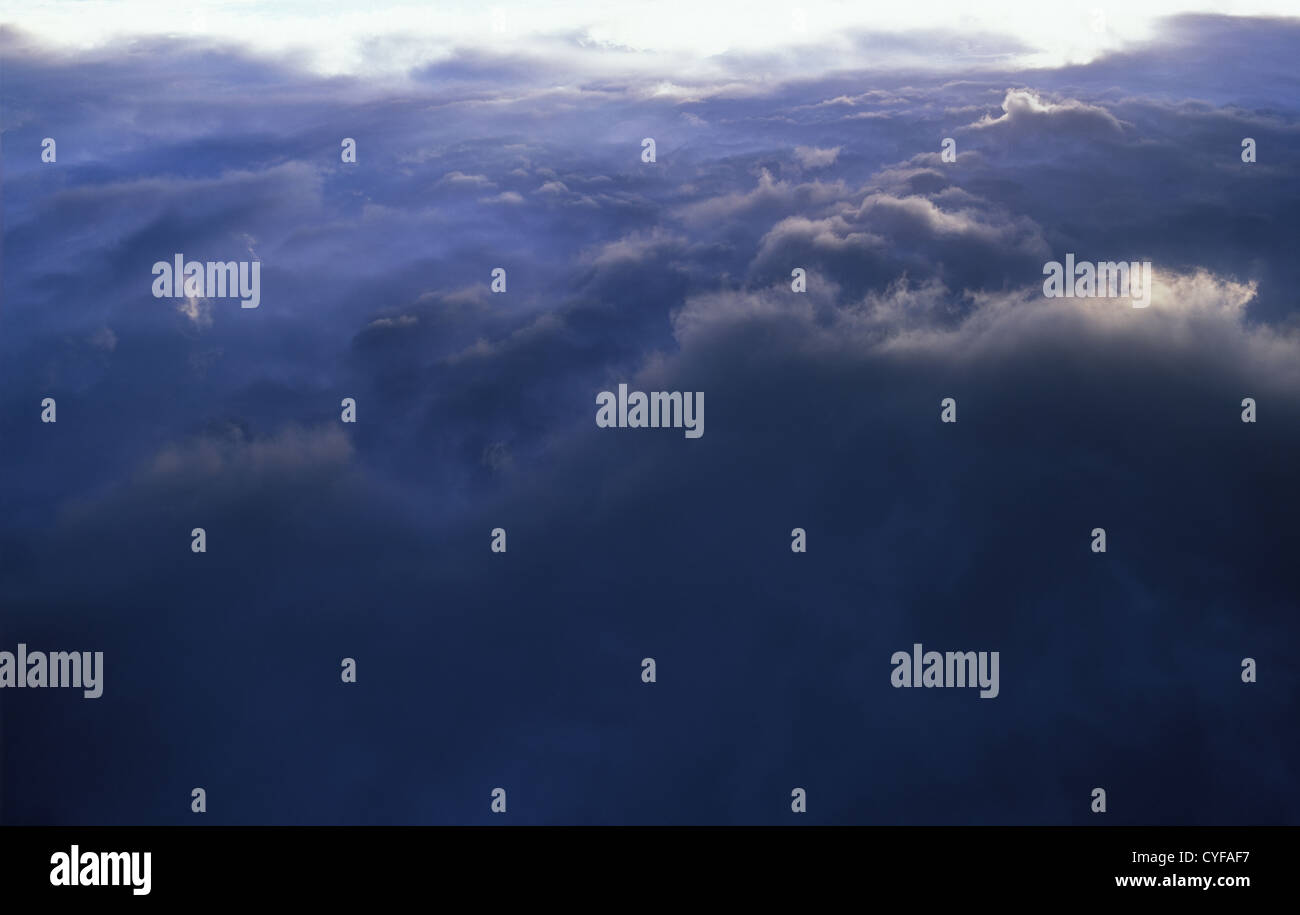 Aerial view storm clouds cumulonimbus hi-res stock photography and ...