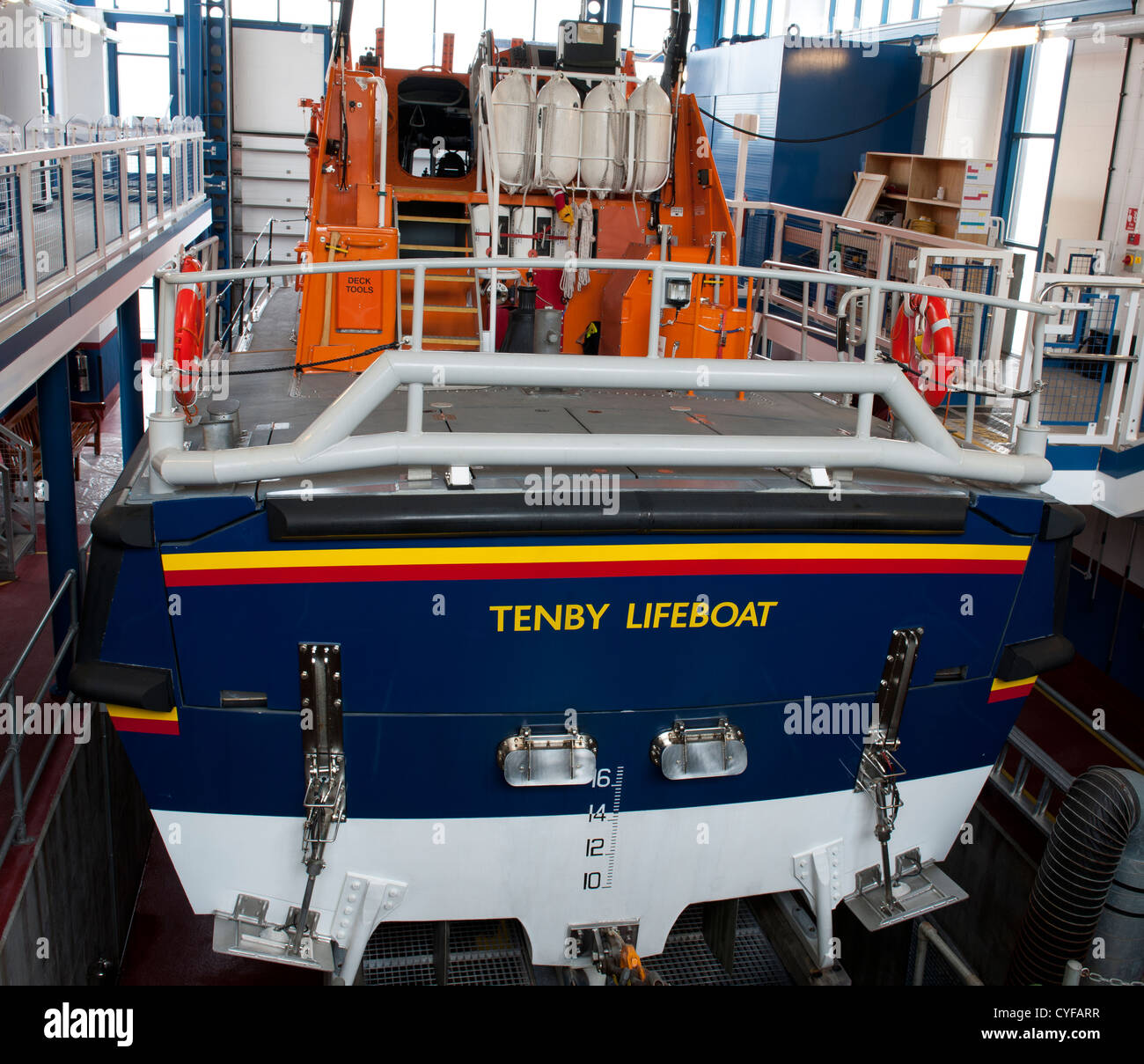 Rnli tenby lifeboat station in hi-res stock photography and images - Alamy