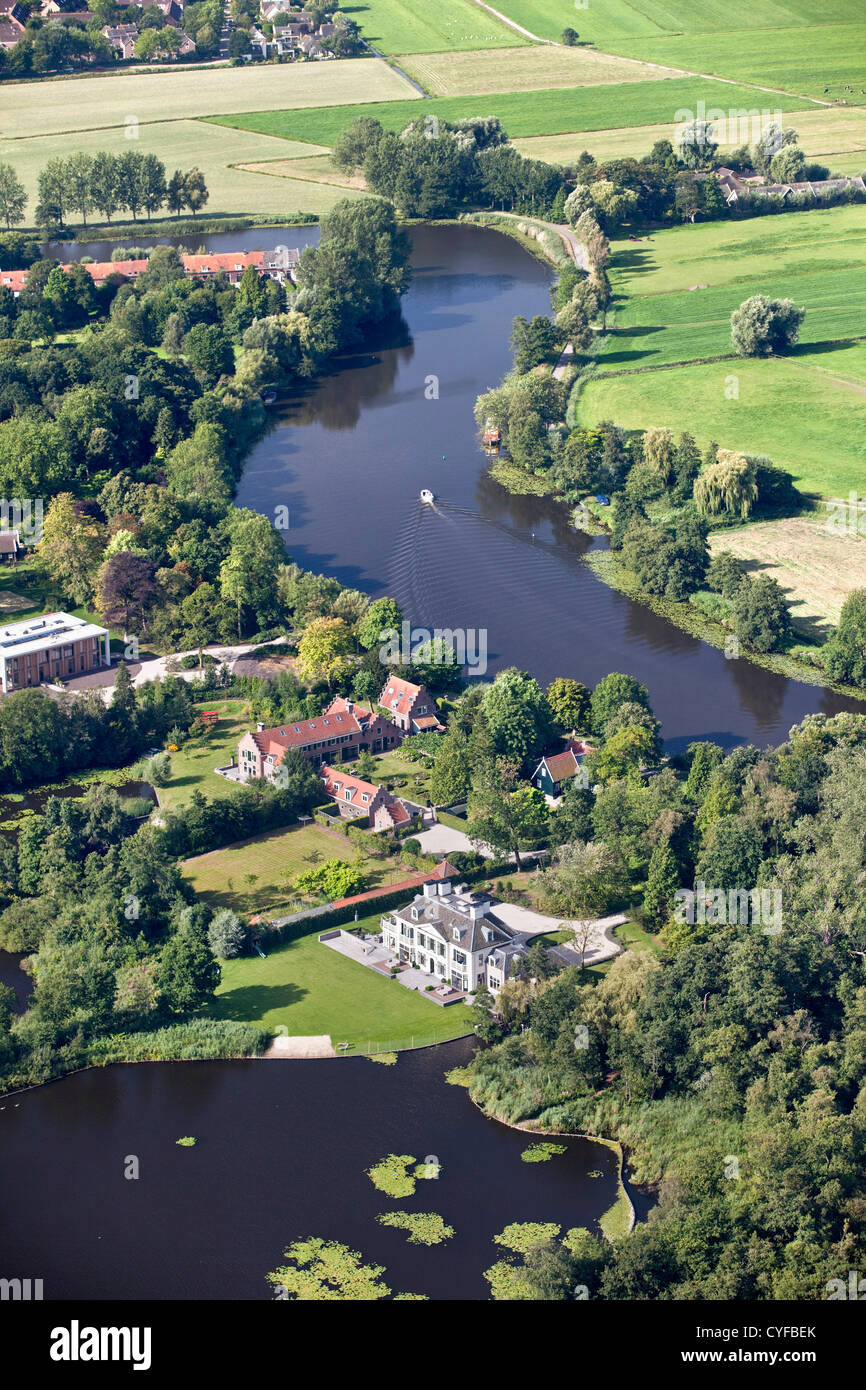 The Netherlands, Loenen aan de Vecht. Ancient looking but newly ...