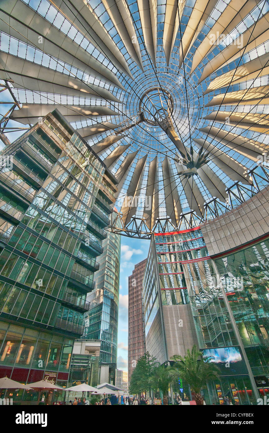 The Sony Center in Berlin, Germany Stock Photo - Alamy