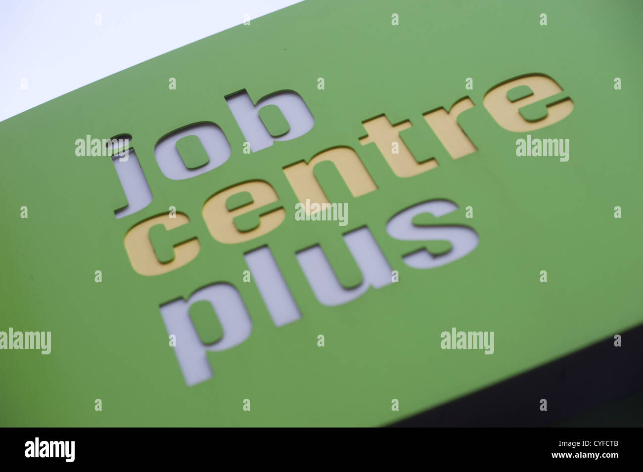 Job Centre Plus sign Stock Photo - Alamy