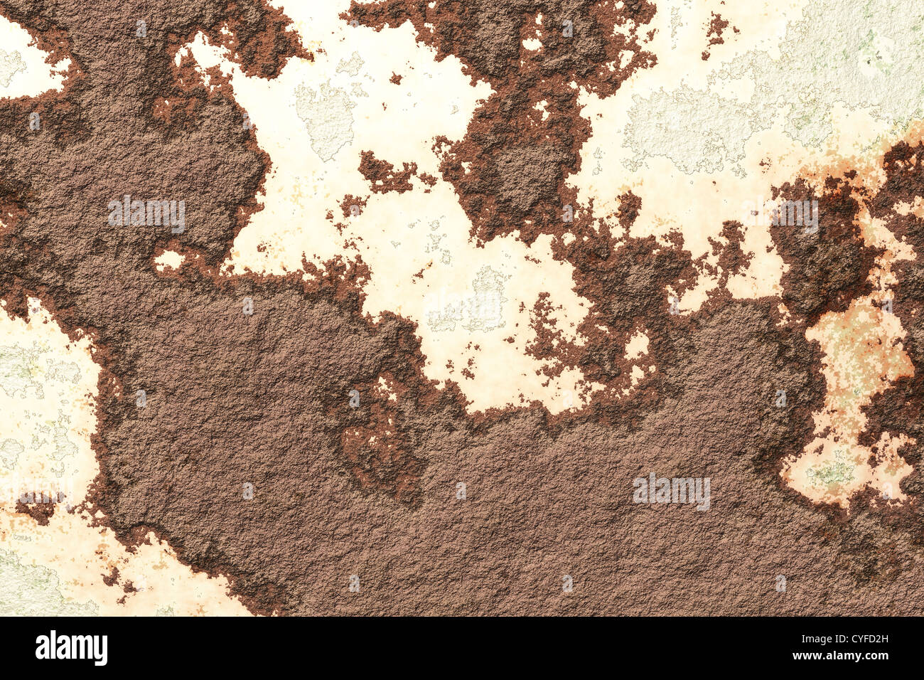 Large abstaract spotted rough dirty rust background Stock Photo - Alamy