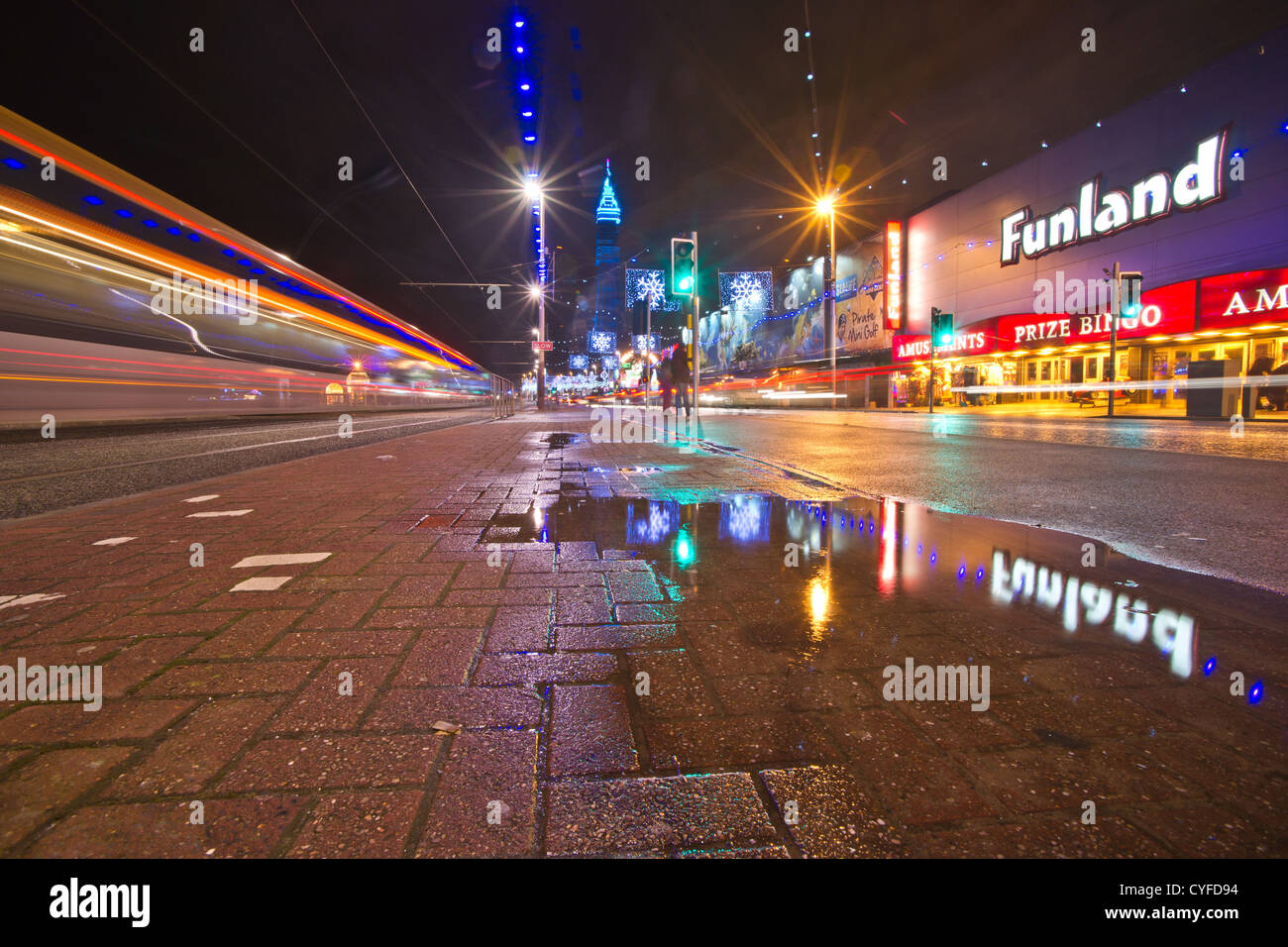 Blackpool's famous illuminations Stock Photo - Alamy