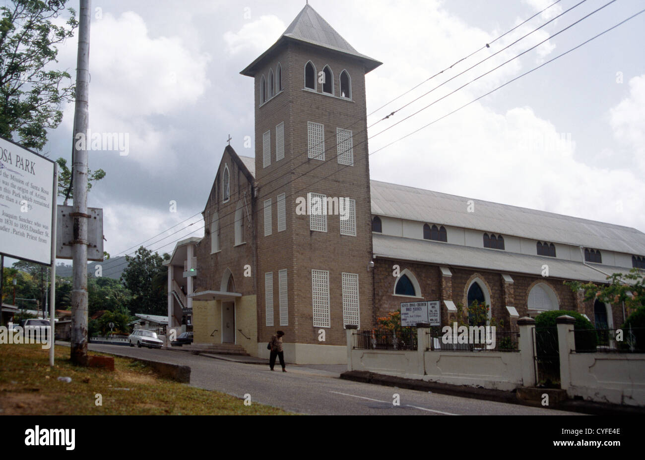 Port Of Spain Trinidad Santa Rosa Church Stock Photo - Alamy