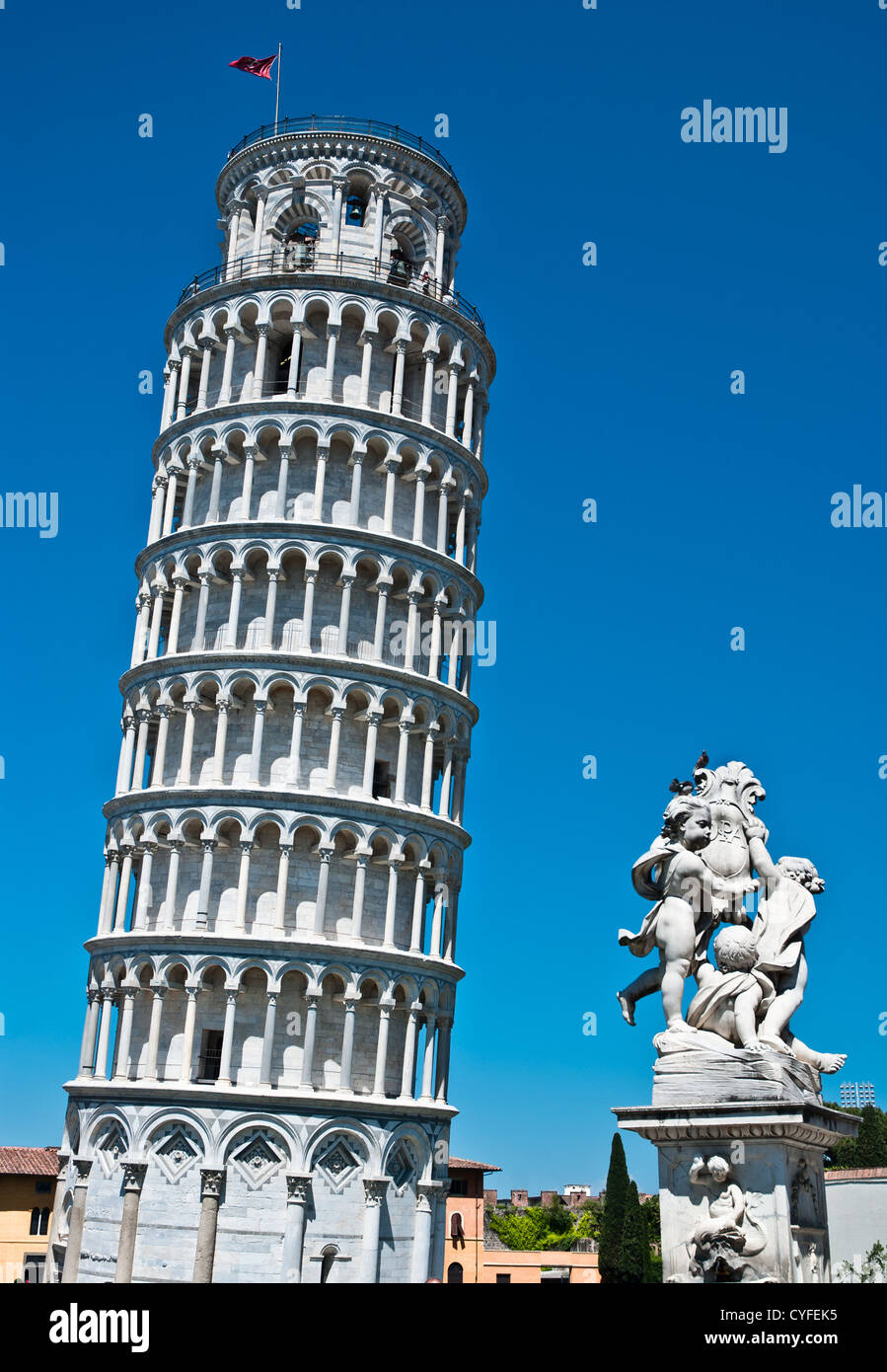 Pisa, Italy: Lean tower landmark Stock Photo - Alamy