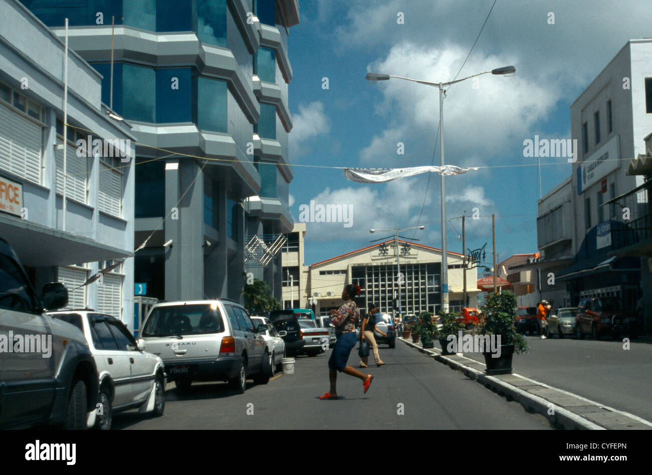 Castries st lucia street scene hi-res stock photography and images - Alamy
