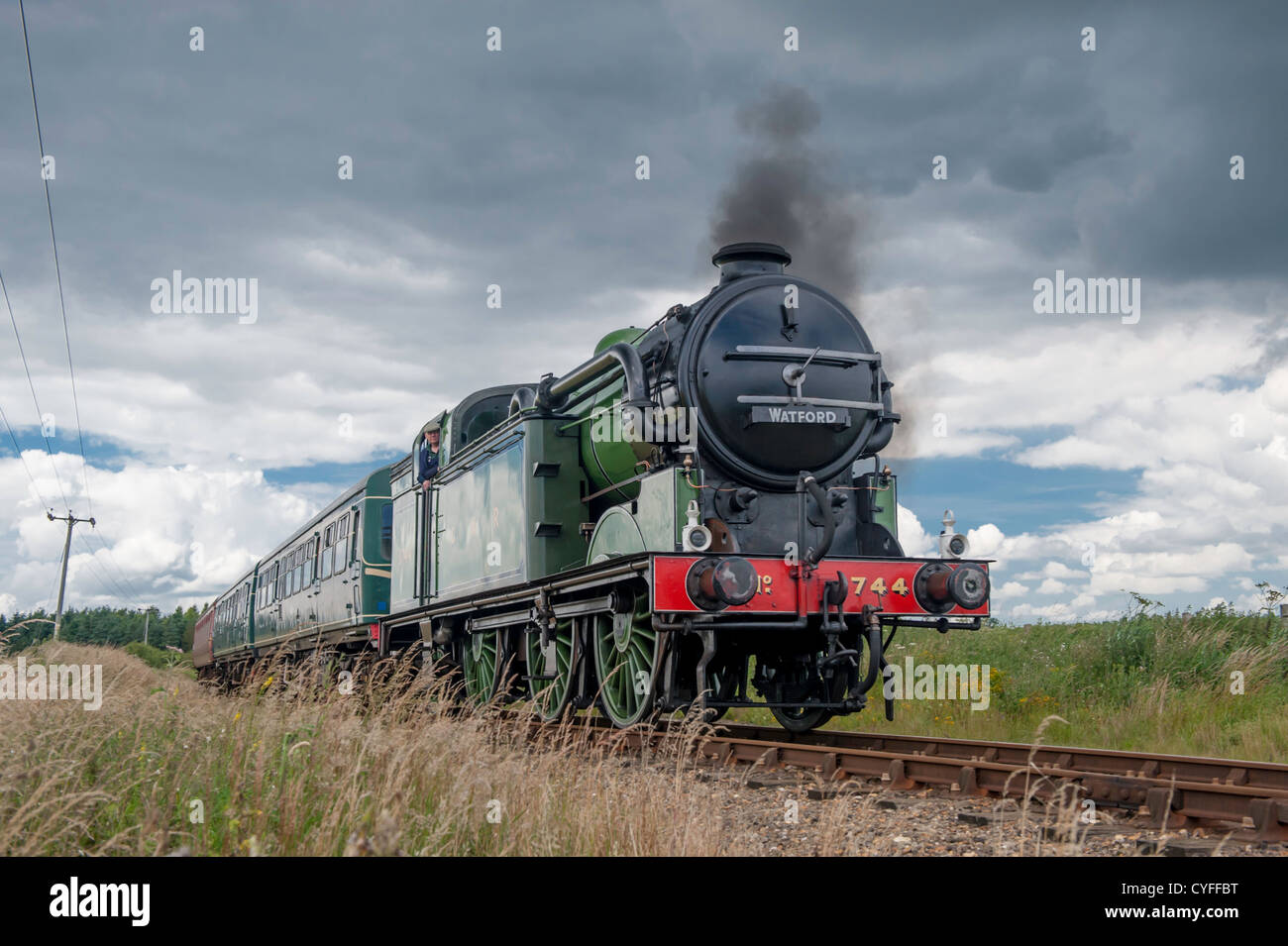 1744 GNR Class N2 on the Mid Norfolk Railway Stock Photo - Alamy
