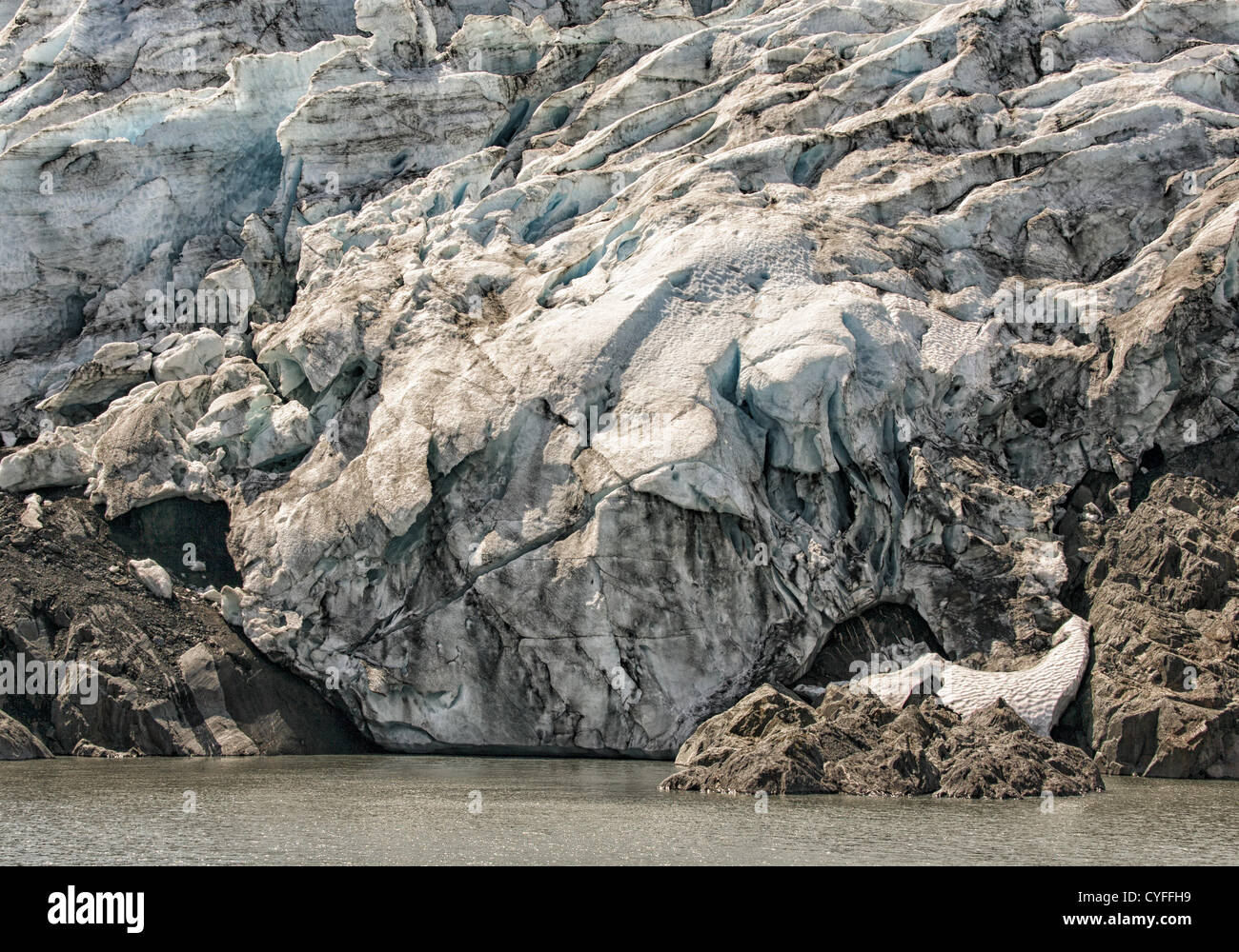 June 29, 2012 - Kenai Peninsula, Alaska, US - A small section in the ...