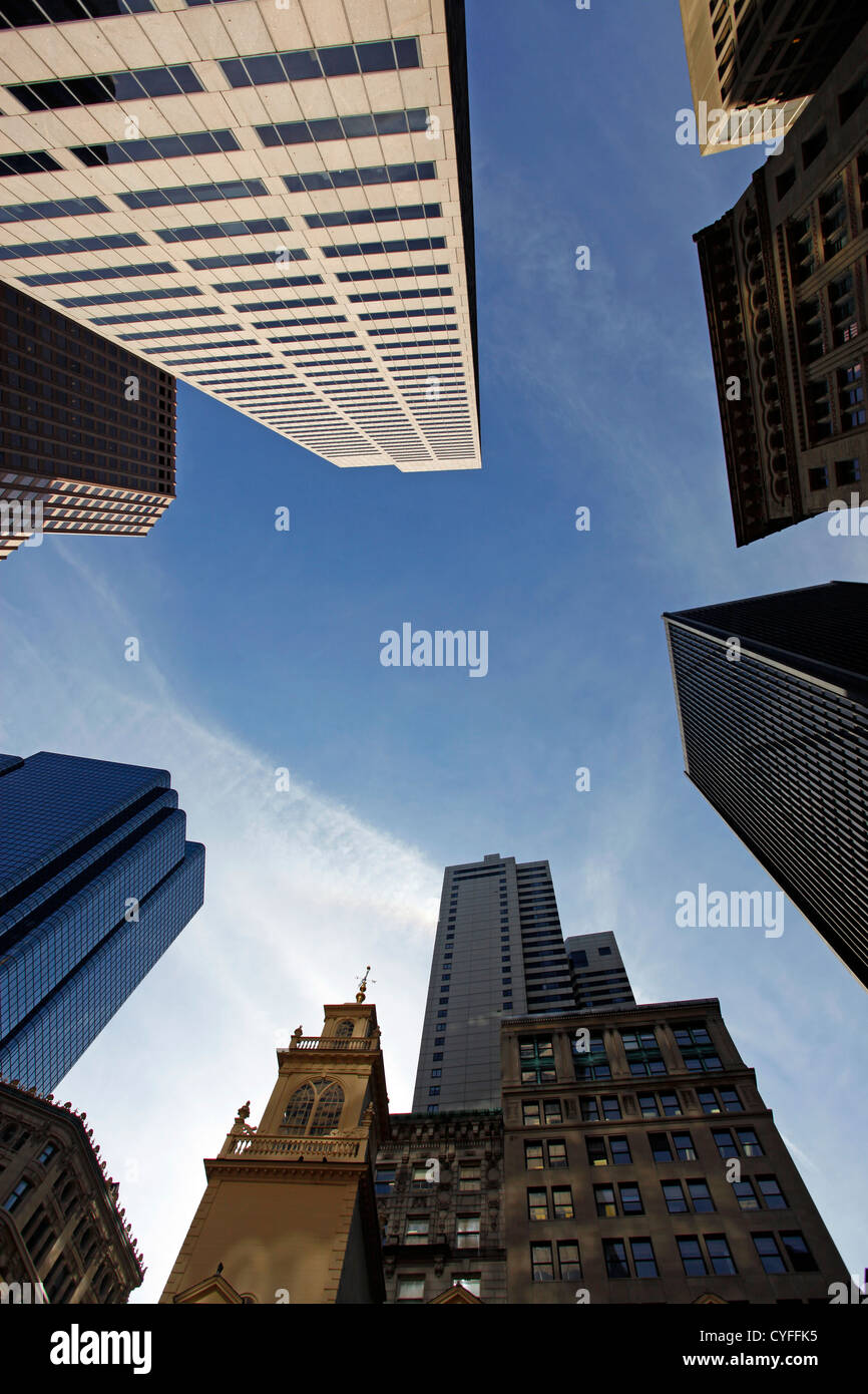 Citizens Bank skyscraper building and other high rise office buildings ...