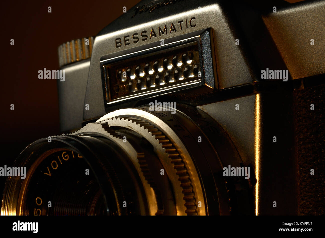 An old Voigtlander Bessamatic film camera Stock Photo - Alamy